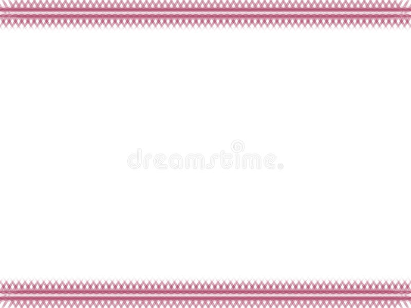Stylized Border Pattern Frame Isolated with White Background. Use for ...