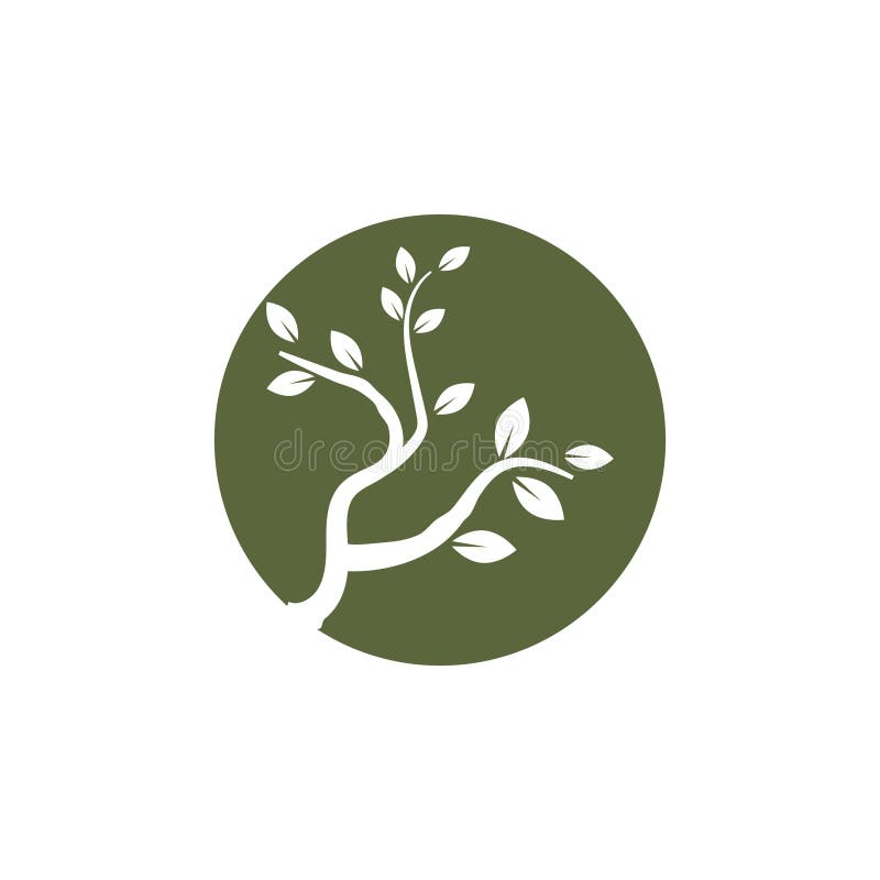 Stylized Branch Logo Vector and Symbol Stock Illustration ...
