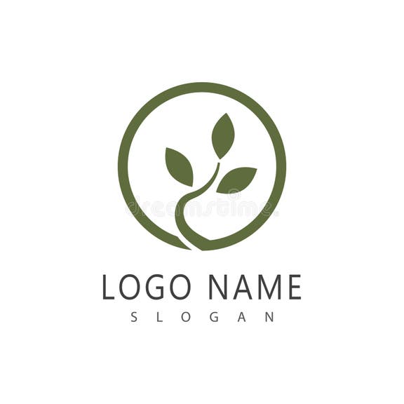 Stylized Branch Logo Vector and Symbol Stock Illustration ...