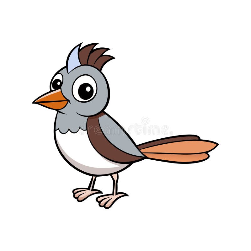 Stylized Bulbul for Creative Coloring Stock Photo - Illustration of ...