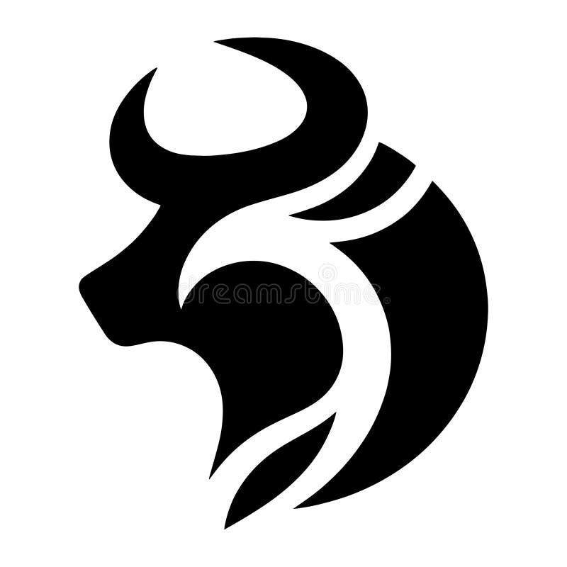 Bold and Professional Bull Logo for Branding Stock Vector ...