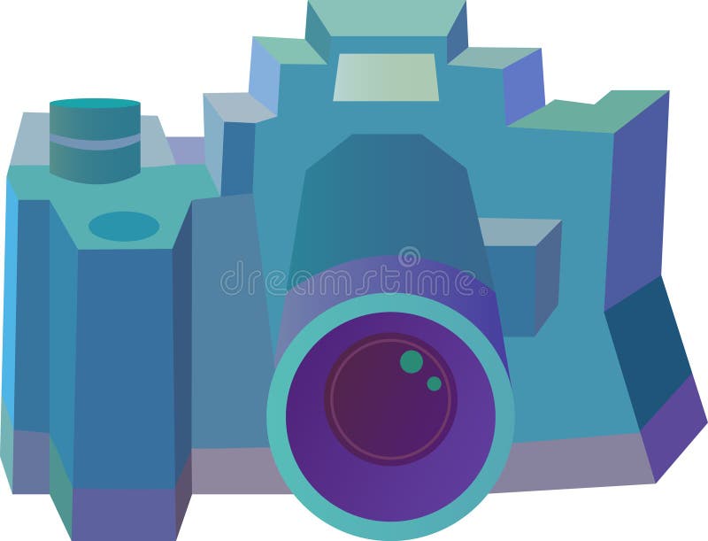 Stylized Camera - Illustration Stock Illustration - Illustration of ...