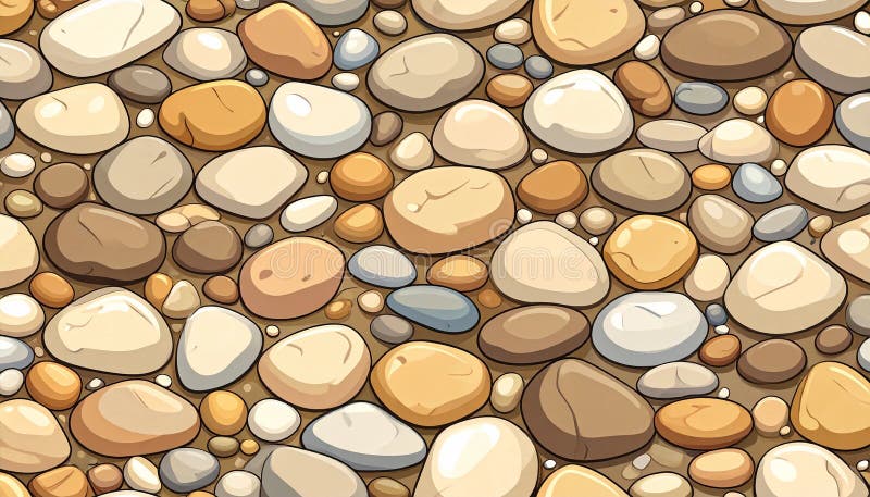 Many Smooth Stones Stock Illustrations – 360 Many Smooth Stones Stock ...