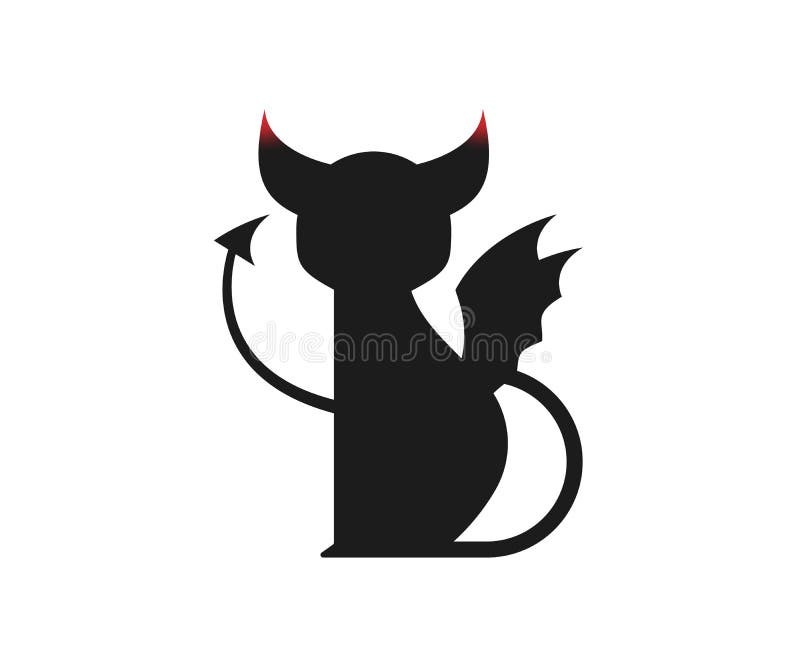 Stylized devil stock vector. Illustration of abstract - 34785948