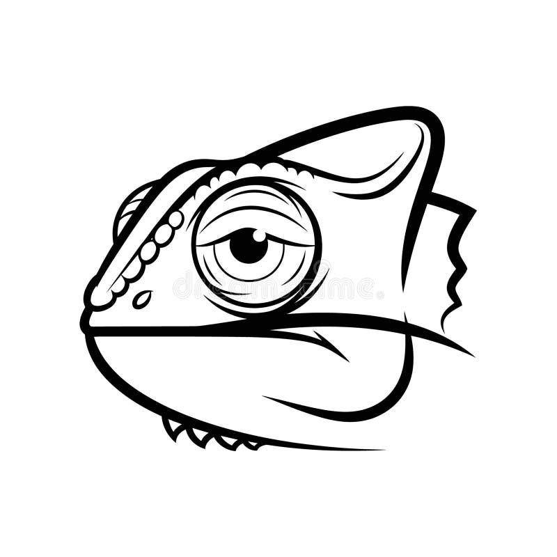 Cartoonish Chameleon Icon Illustration Stock Illustrations – 11 ...
