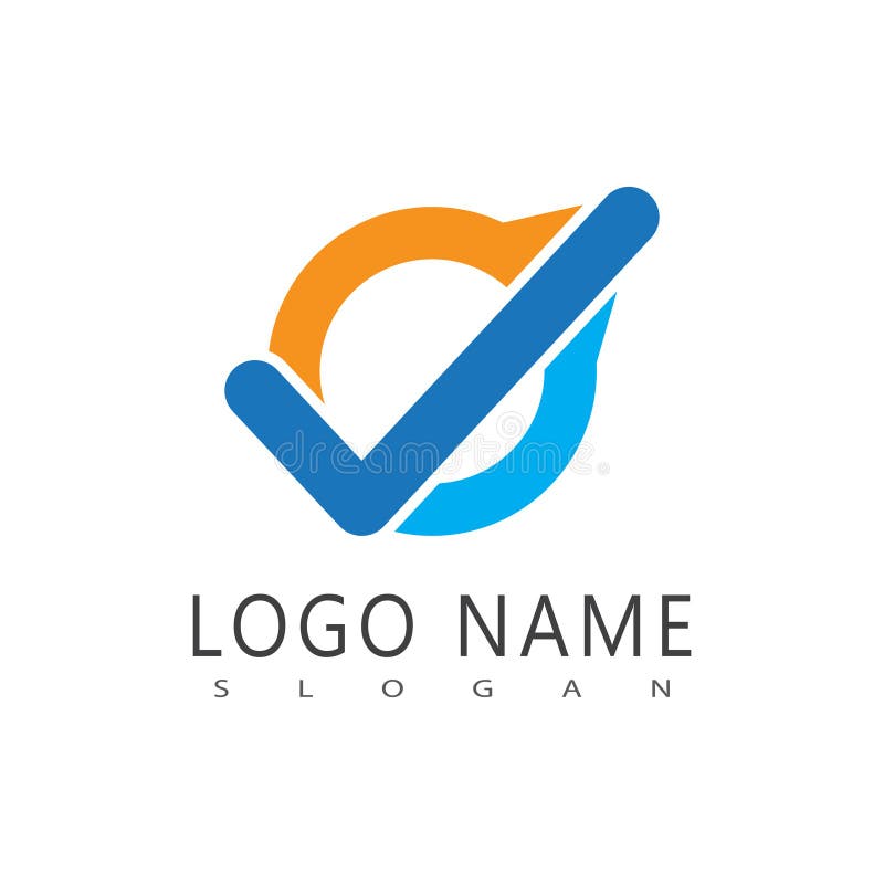 Stylized Checklist Logo Vector Symbol Design Stock Vector ...