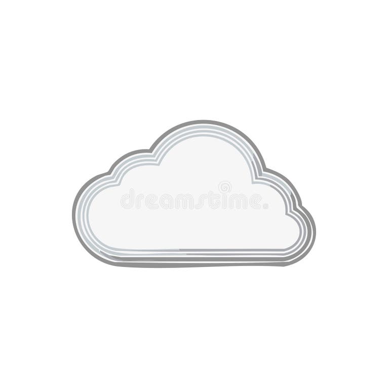 Stylized Cloud Outline Stock Illustrations – 3,561 Stylized Cloud ...
