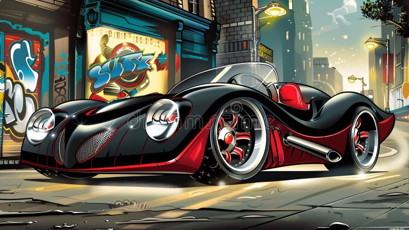 High-Performance Concept Car Featuring Unique Design Elements in a ...