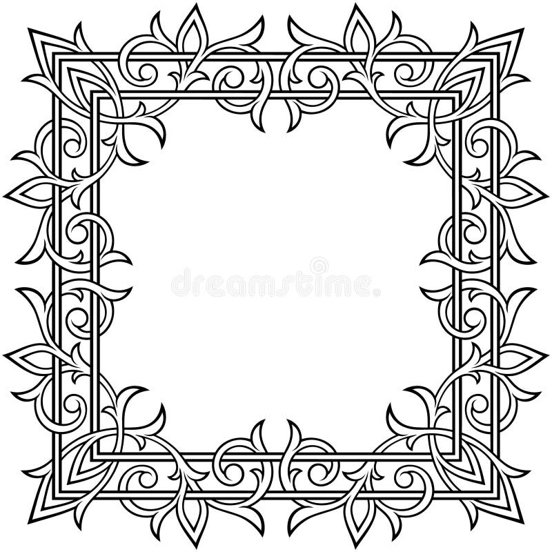 Gothic Borders Frames Stock Illustrations – 198 Gothic Borders Frames ...