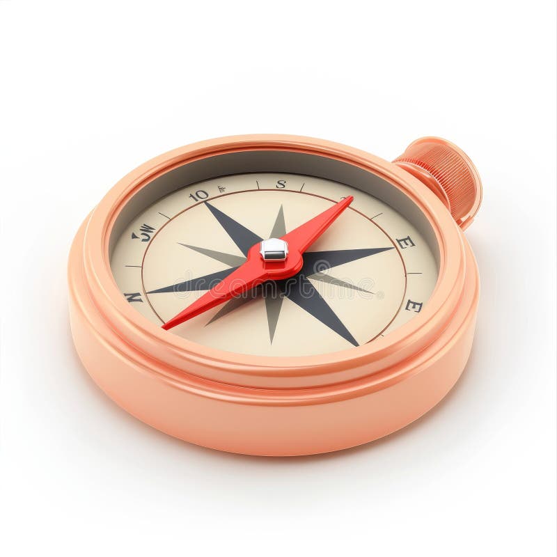 Rose Gold Compass: Navigate Your Journey with Precision Stock ...