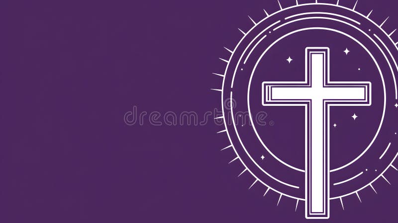 Stylized Cross Design on a Vibrant Background Stock Photo - Image of ...