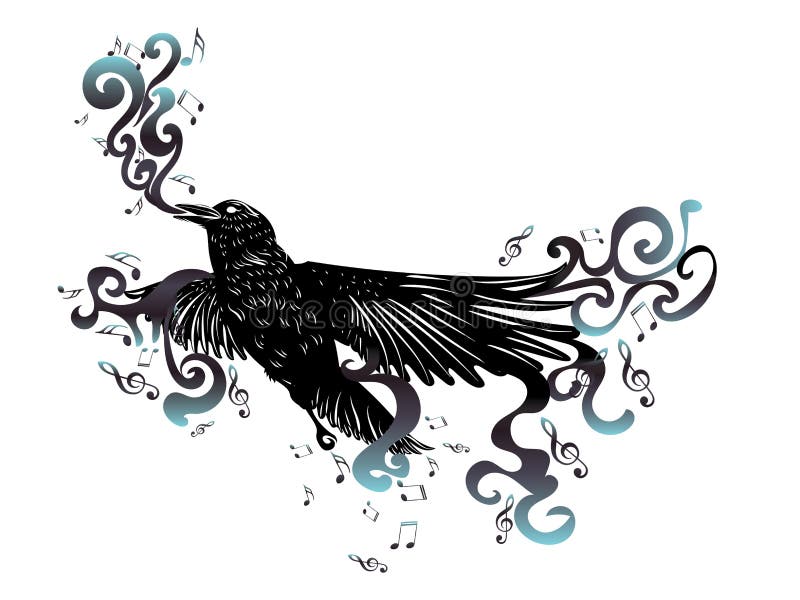 Stylized Crow Stock Illustrations – 703 Stylized Crow Stock ...