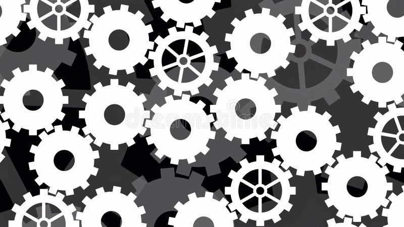 Cogs and Wheels Turning Interface Stock Footage - Video of machinery ...