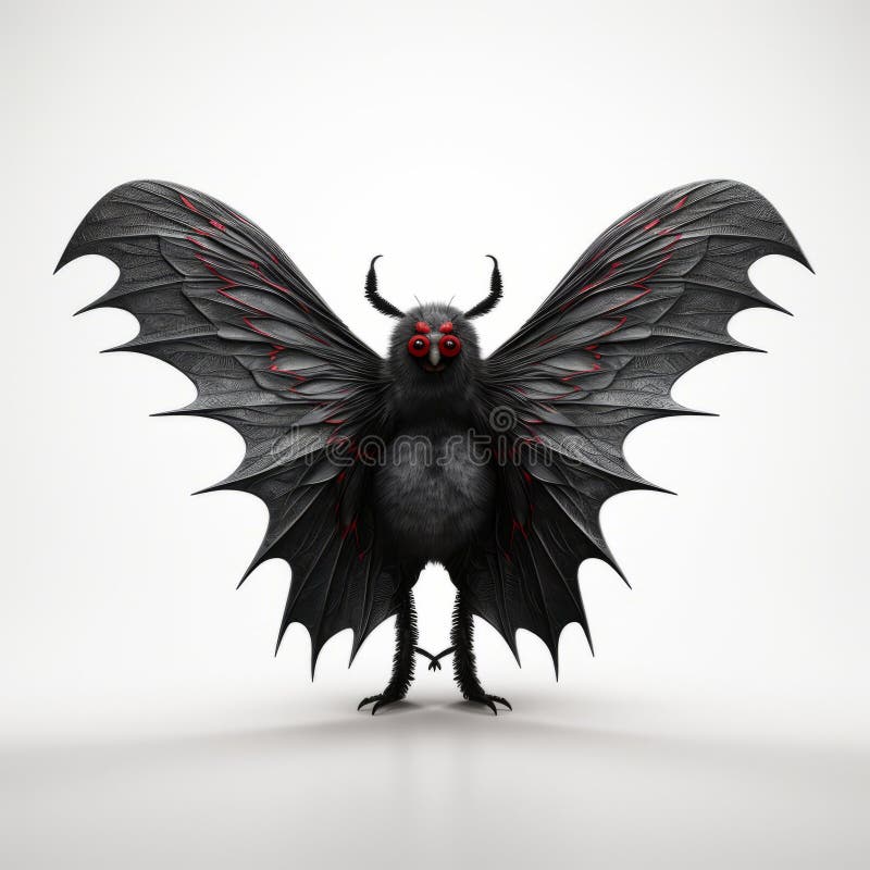 Mothman Stock Illustrations – 131 Mothman Stock Illustrations, Vectors ...