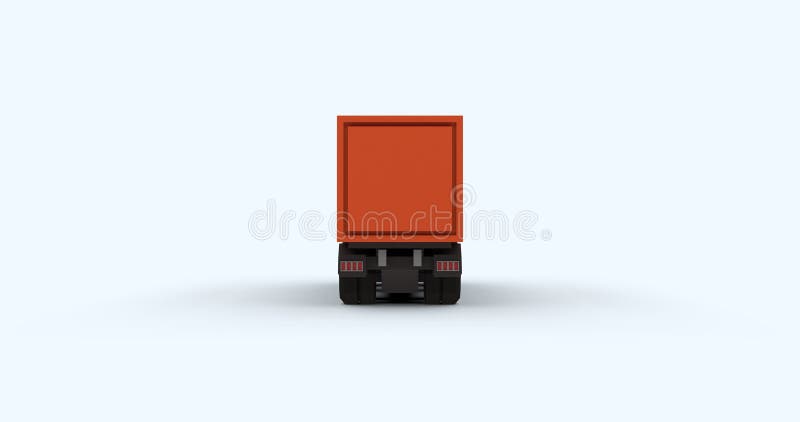 Truck low poly 3d image stock illustration. Illustration of polygonal ...