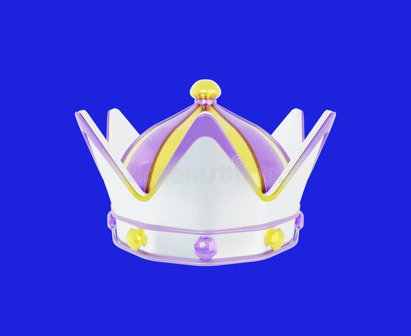 A 3D-rendered Icon of Crown Prince. Stock Illustration - Illustration ...