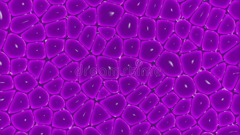 Stylized 3d Rendering Loop Animation of Organic Cells Moving Under a ...
