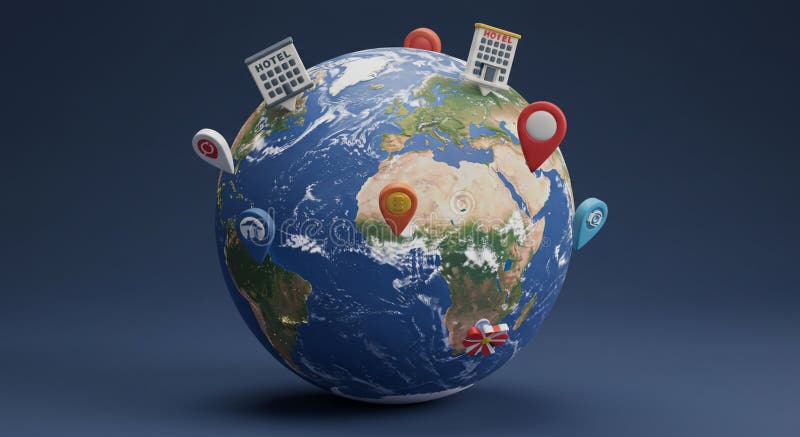 Stylized Geographical Elements Stock Illustrations – 396 Stylized ...