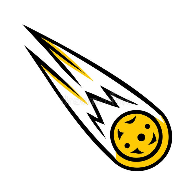 A Stylized Depiction Shows a Pickleball in Motion Stock Photo ...