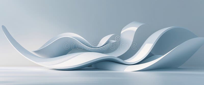 A Stylized Design Using Organic Forms To Convey Innovation. Stock Photo ...