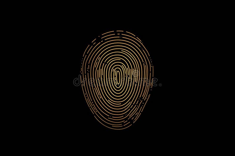 Digital Fingerprint Design with Creative Lines and Copy Space for ...