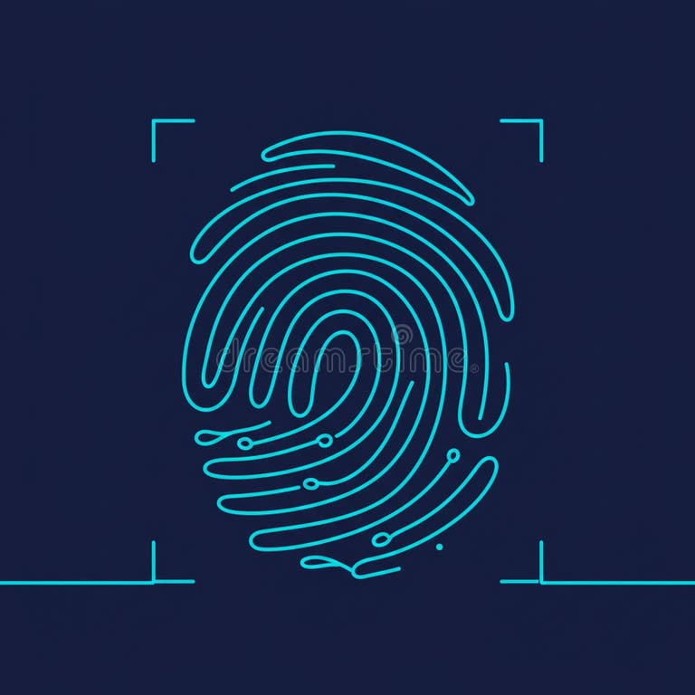 Stylized Fingerprint Circuit Pattern Stock Illustrations – 39 Stylized ...
