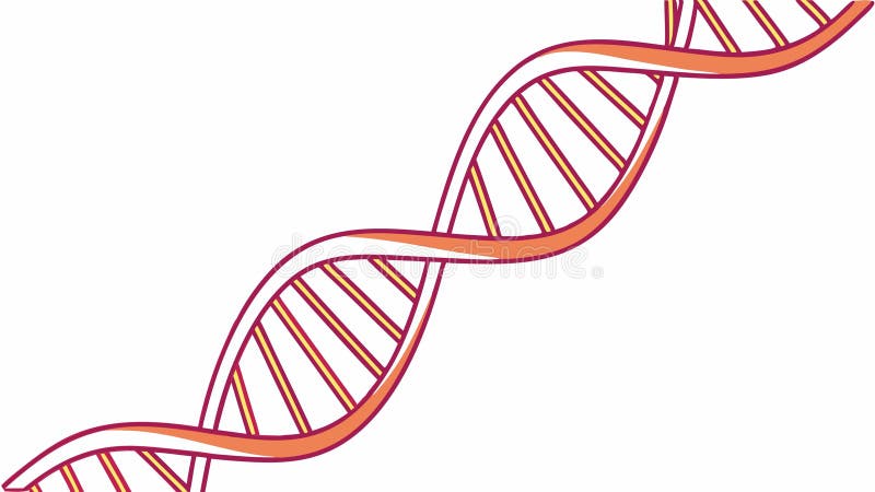 Stylized DNA Helix Genetic Code Science, Vector Design Generative AI ...