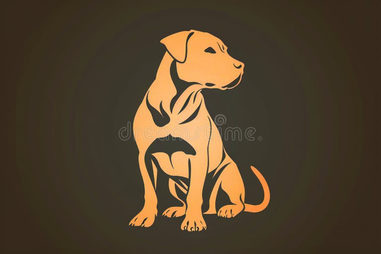Stylized Dog with Calm Expression, Emphasizing Elegance and Loyalty in ...