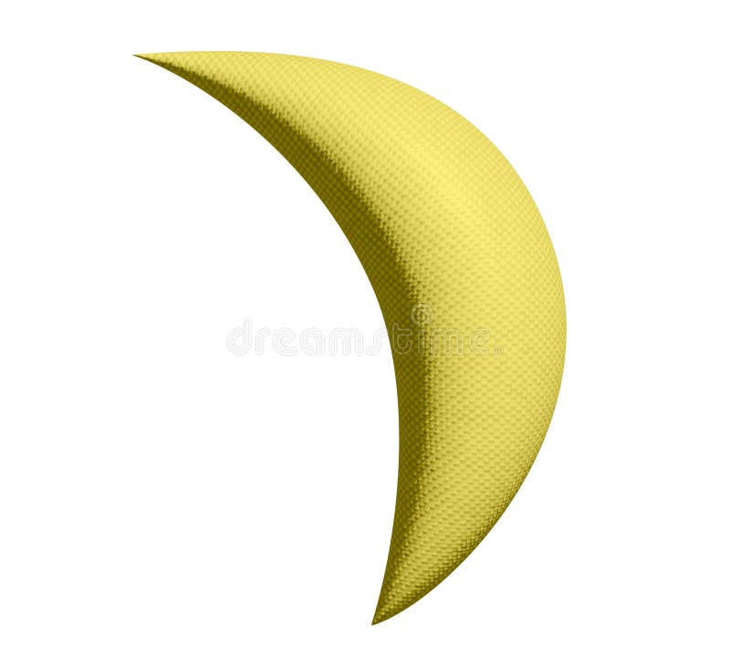 Stylized Drawing of the Moon, Clouds and Golden Crown, Vector Stock ...