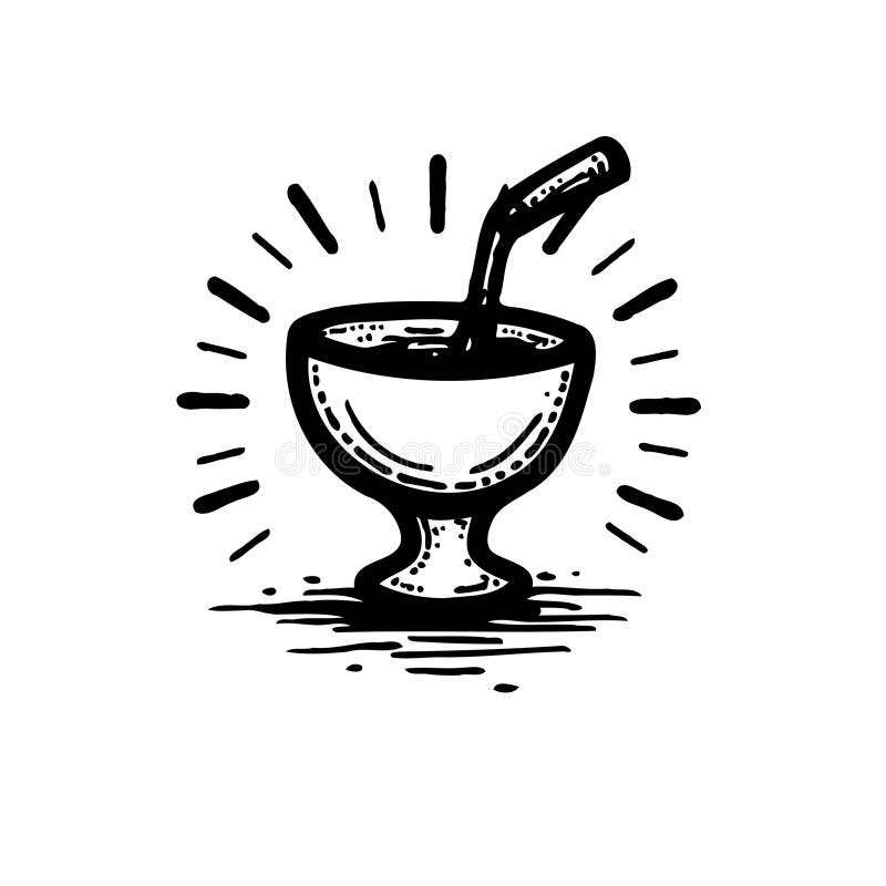 Stylized Drink Illustration Showcasing Refreshment and Graphic ...