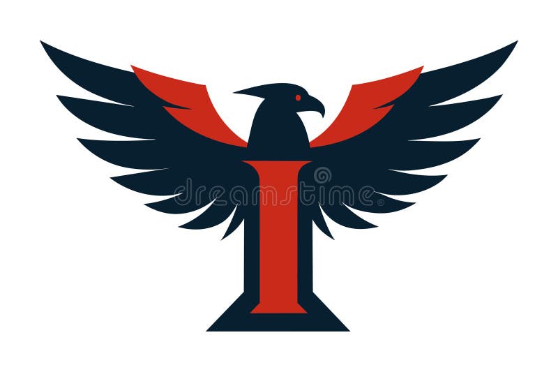 Stylized Eagle Head Emblem I Illustration for Your Vector Design Stock ...