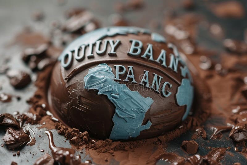 A Stylized Ecofriendly Clay Model of Earth with the Phrase only Earth ...