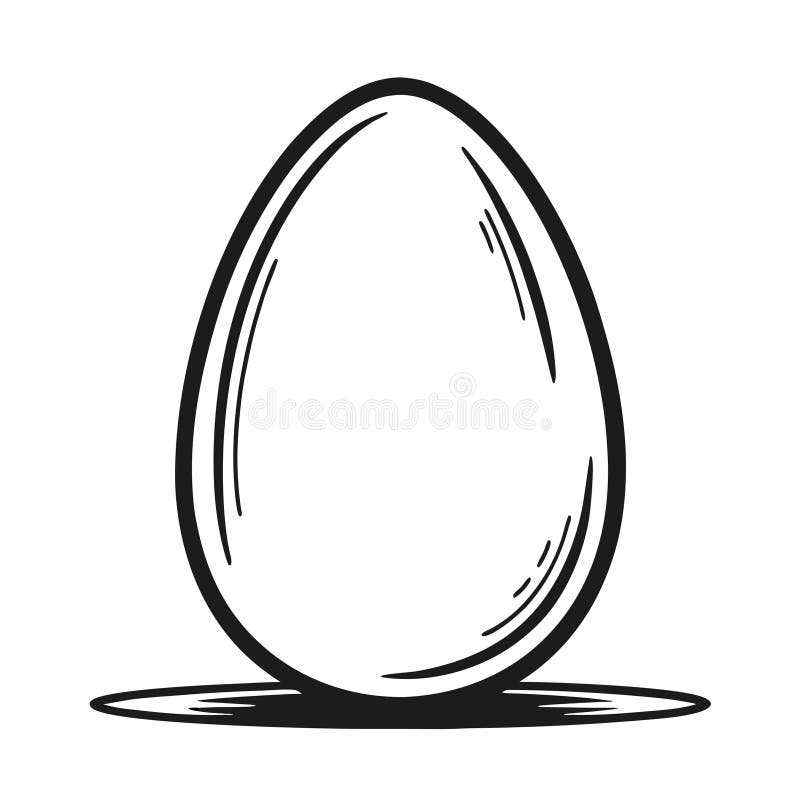 Stylized Egg Illustration for Crafting and Design Projects Stock ...