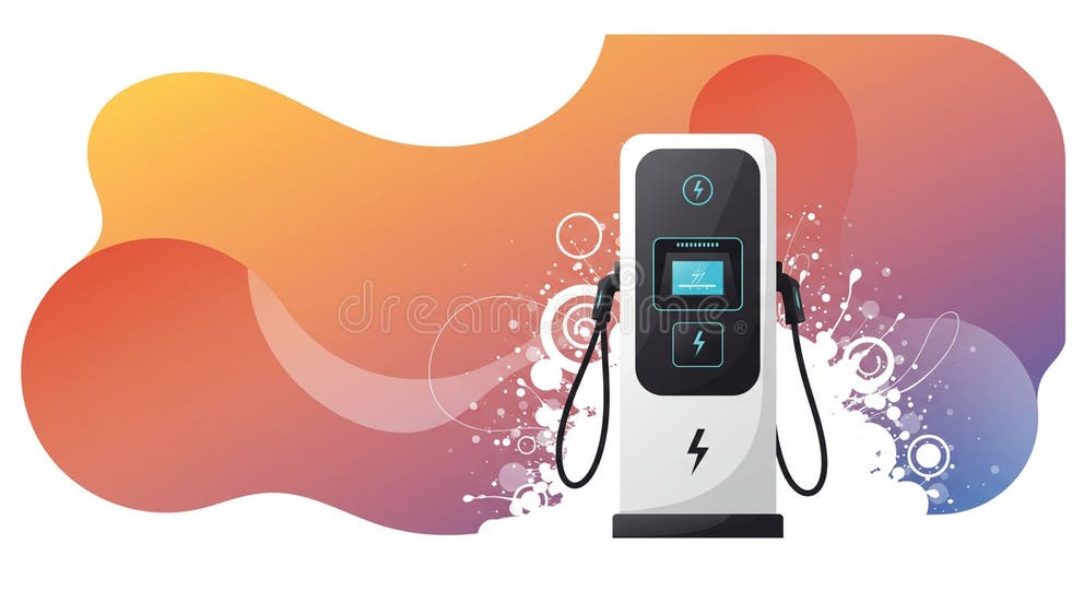 Stylized Charging Station Symbol Stock Illustrations – 252 Stylized ...