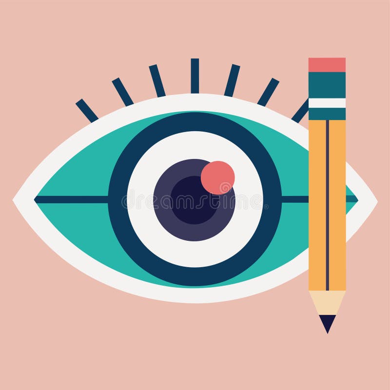 A Stylized Eye with a Pencil beside it, Emphasizing the Importance of ...
