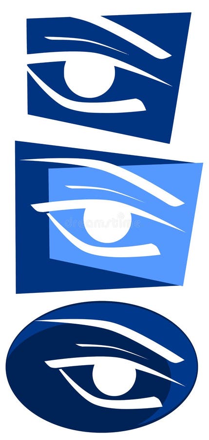 Stylized eyes stock vector. Illustration of decorative - 35457360