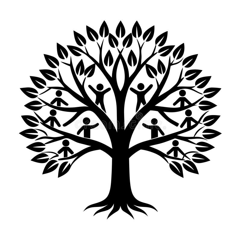 Family Tree People Stock Illustrations – 39,169 Family Tree People ...