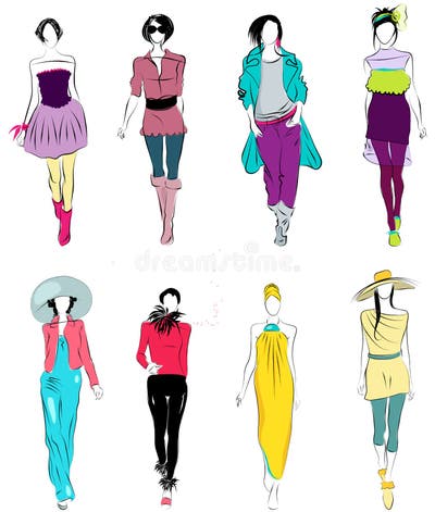 Editable Models Stock Illustrations – 581 Editable Models Stock ...