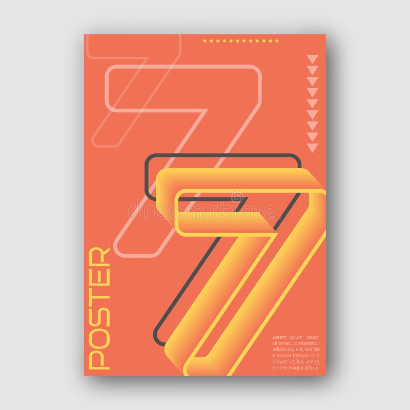 Stylized Figure 7. Template for Poster, Billboard, Cover, Interior ...