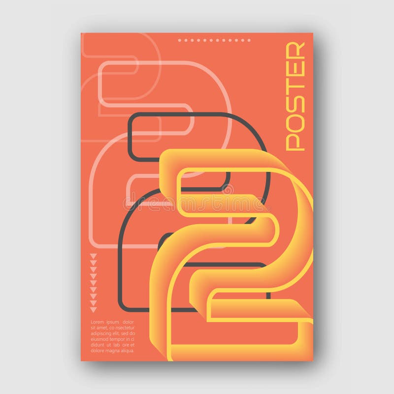 Stylized Figure 2. Template for Poster, Billboard, Cover, Interior ...