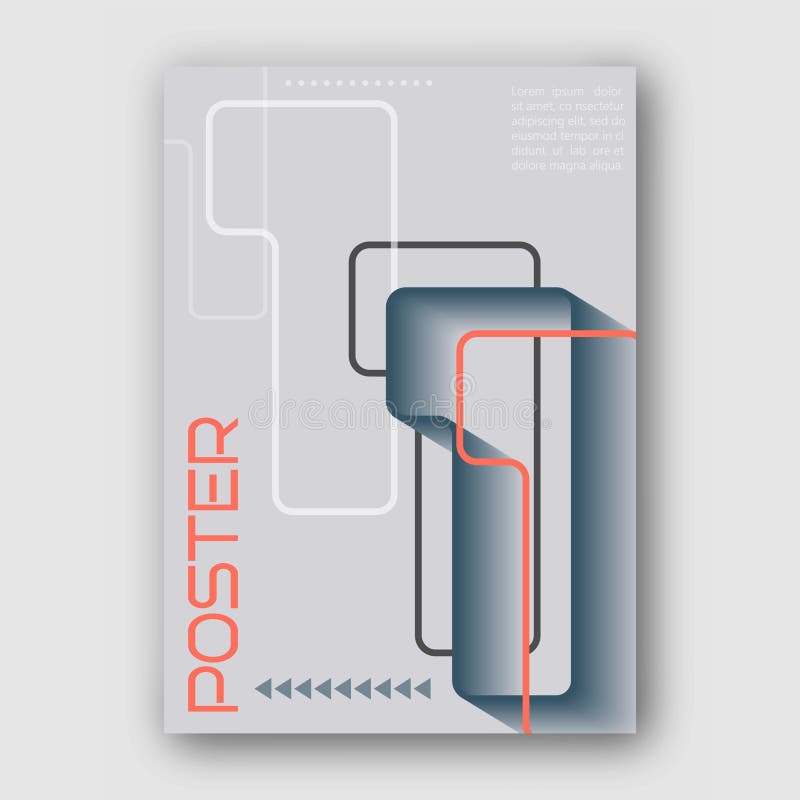 Stylized Figure 1. Template for Poster, Billboard, Cover, Interior ...