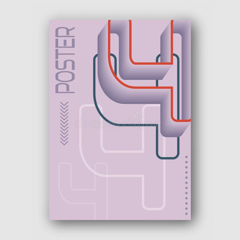 Stylized Figure 4. Template for Poster, Billboard, Cover, Interior ...