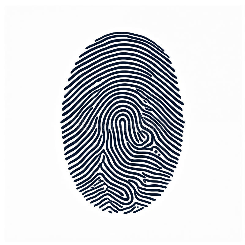 Fingerprint Symbol Illustration Stock Illustrations – 25,250 ...