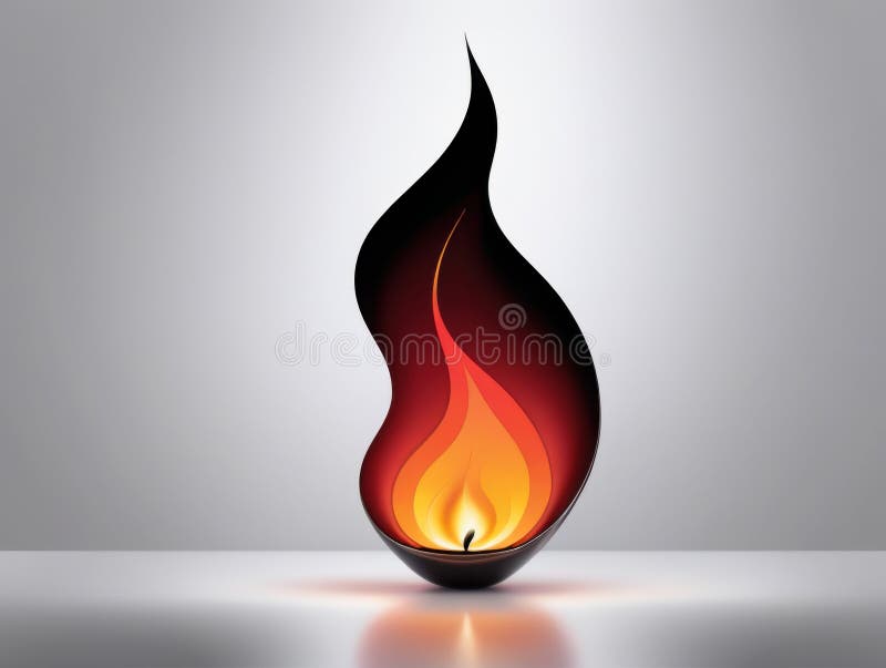 Abstract Fire Graphics stock illustration. Illustration of abstract ...