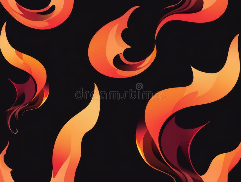 Abstract Fire Graphics stock illustration. Illustration of backgrounds ...