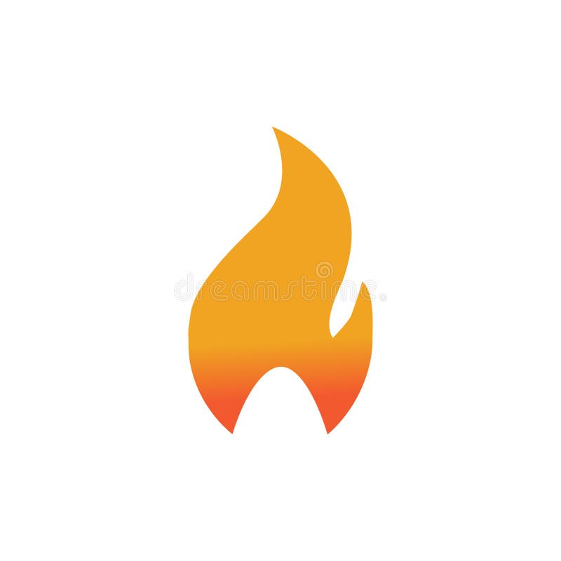 Stylized Fire Logo Vector and Symbol Stock Vector - Illustration of ...