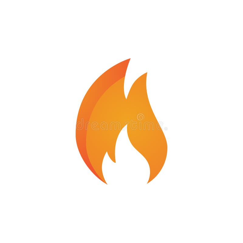 Stylized Fire Logo Vector and Symbol Stock Vector - Illustration of ...