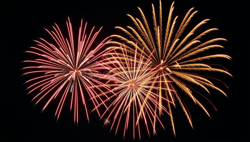 Stylized Firework Elements Added To Artwork for Vibrant Effect Vibrant Colorful Stock ...