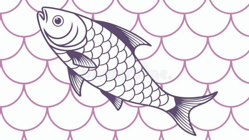 Stylized Fish Scale Stock Illustrations – 744 Stylized Fish Scale Stock ...