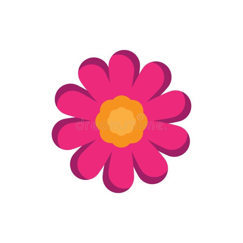 Stylized Flowers Logo Icon Symbol Template Design Stock Vector ...